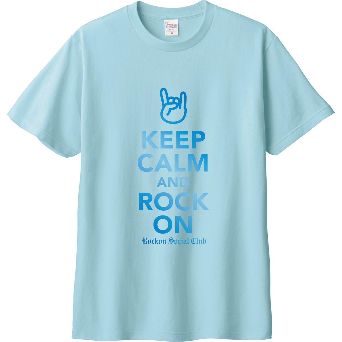 KEEP CALM TEE LIGHT BLUE – Rockon Social Club | NARITA THOMAS SIMPSON ...